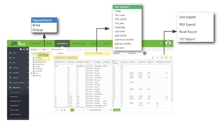 Time Management 【Ready-Made Solutions】 – ZKTeco Official Website ...